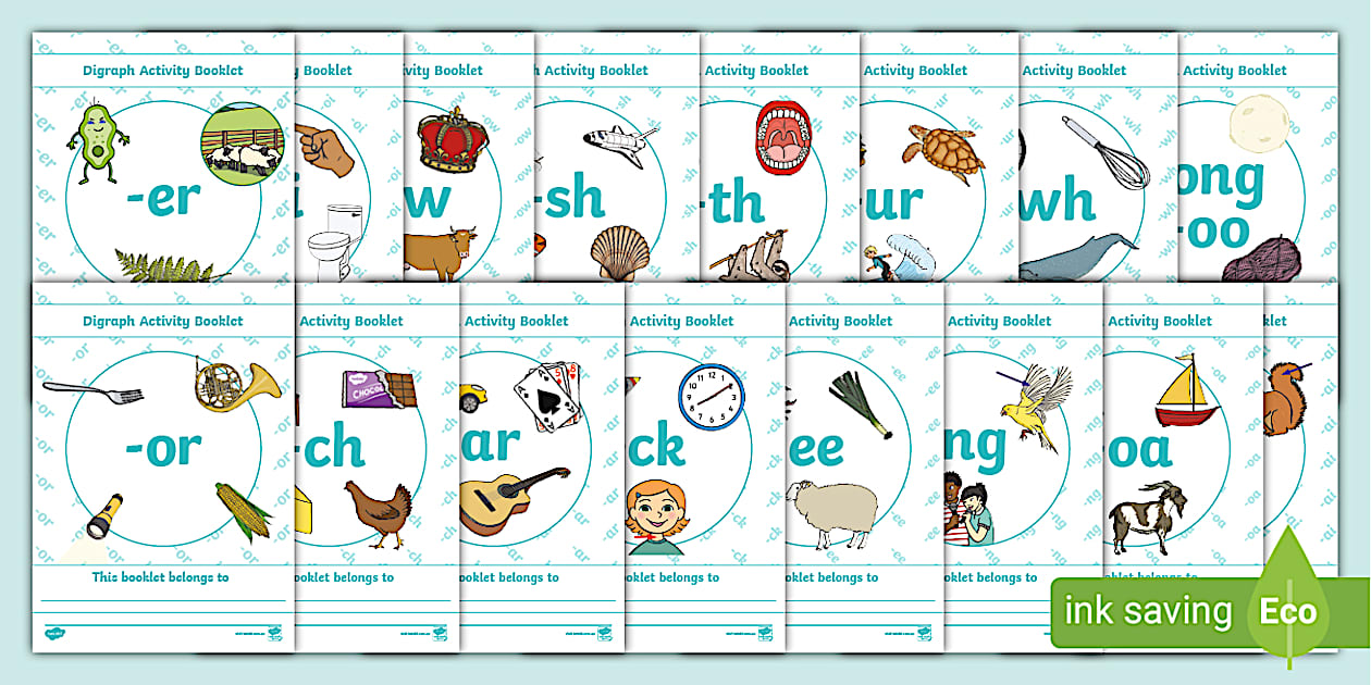 NEW Printable Digraph Worksheets | Primary English - Twinkl