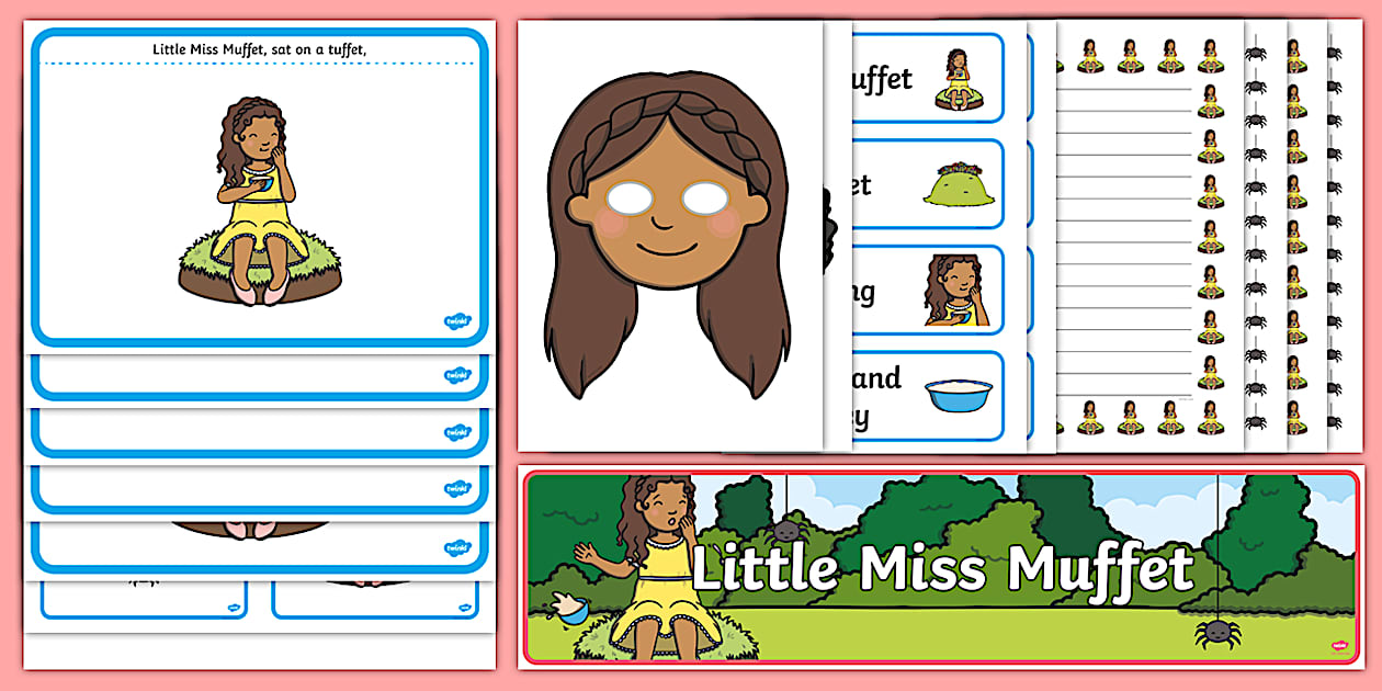 Little Miss Muffet Resource Pack (teacher made) - Twinkl