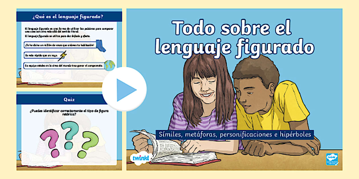 Presentación: El lenguaje figurado | Primaria - Twinkl