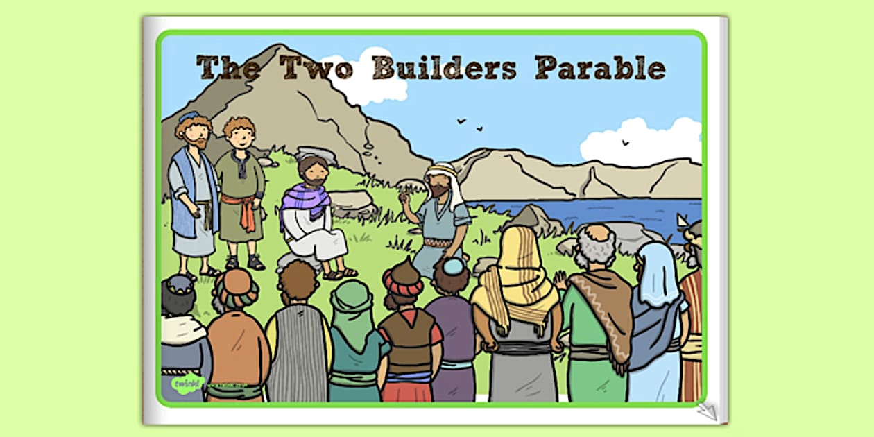 The Two Builders Parable eBook (teacher made) - Twinkl