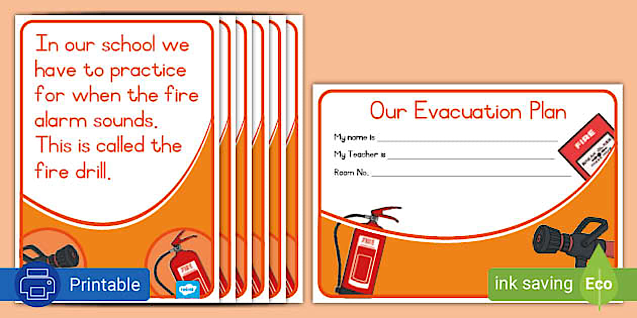 Our Fire Drill | Posters And Evacuation Plan | South Africa