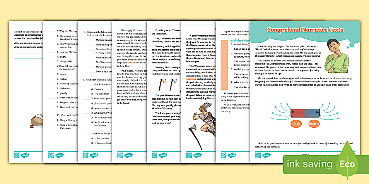 Comprehend Narrative Texts | Grade 5 | Twinkl (teacher made)