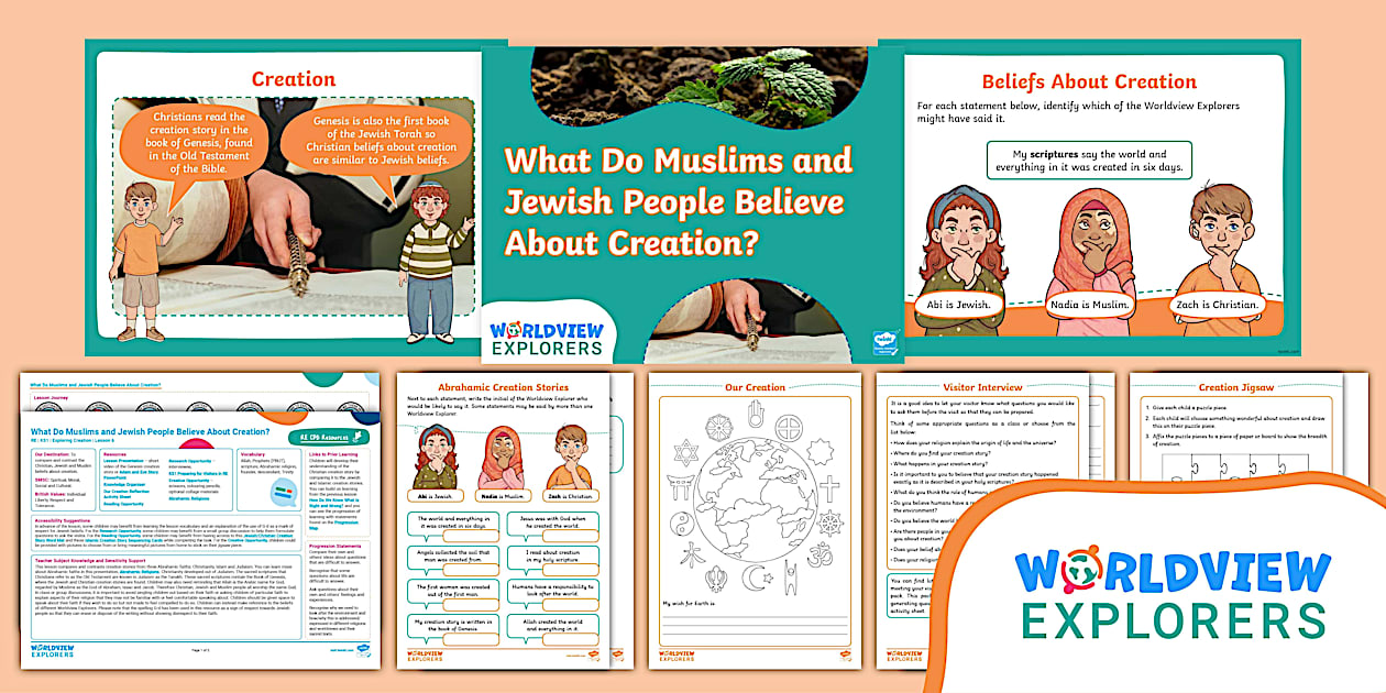* NEW * RE: Exploring Creation: KS1 Lesson Pack 6