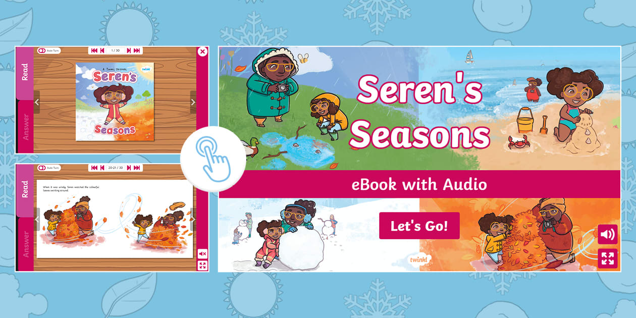Seren's Seasons eBook with Audio (Teacher-Made) - Twinkl