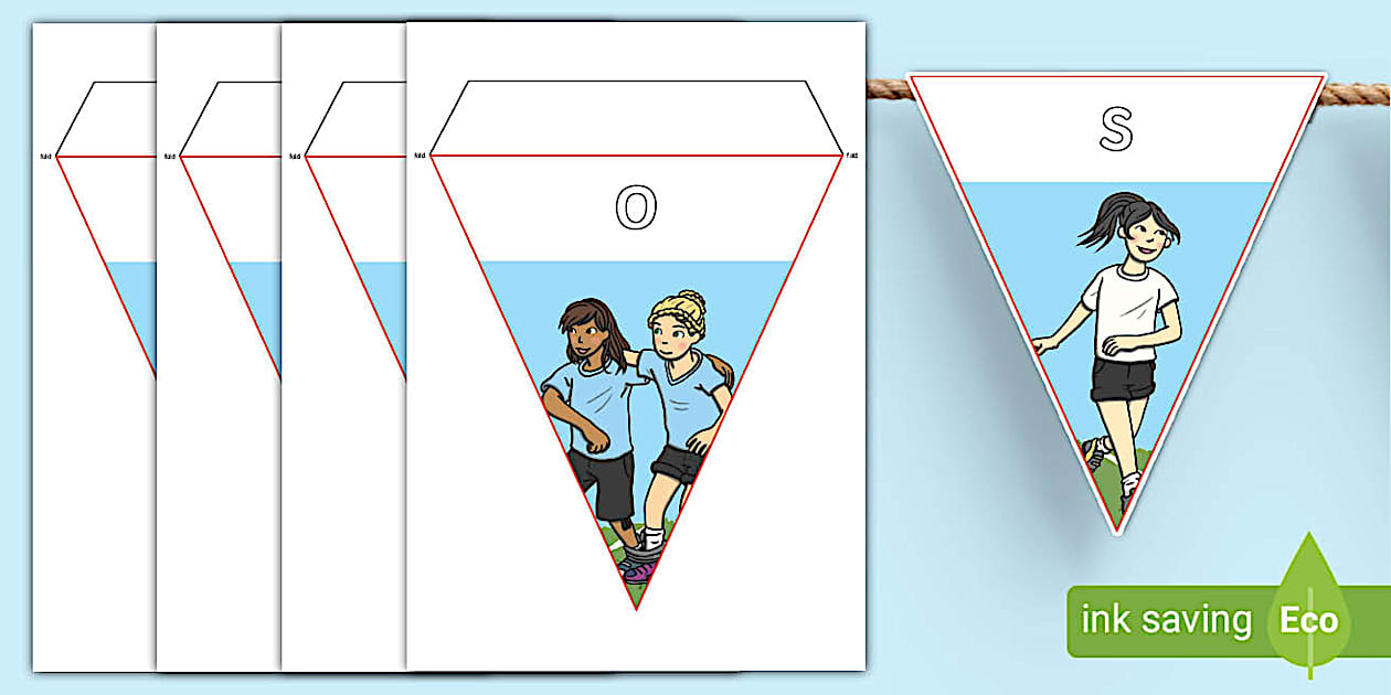 Sports Day Display Bunting (teacher made) - Twinkl