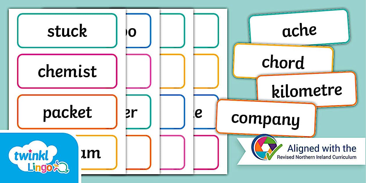 Linguistic Phonics Stage 5/6 Phase 4a 'k' Sound Word Cards
