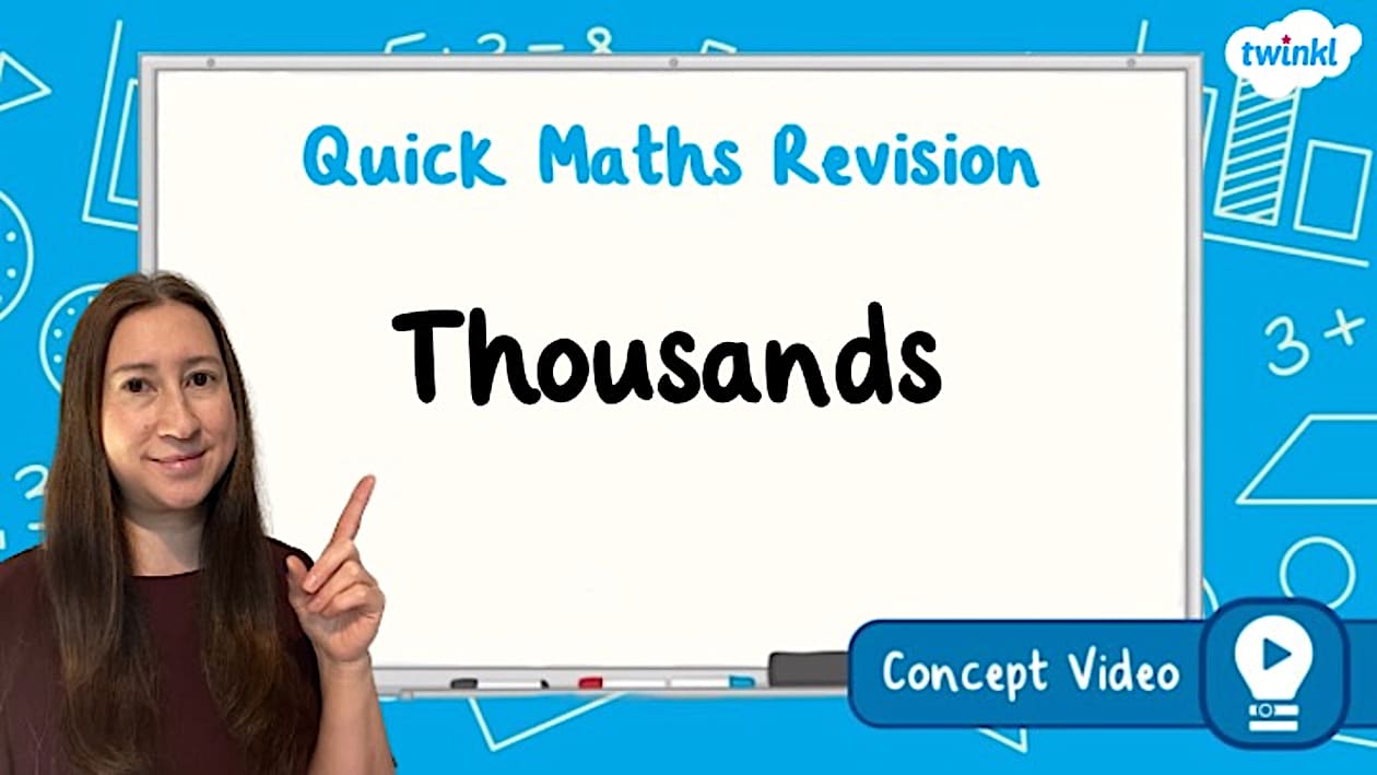 👉 Thousands | KS2 Maths Concept Video (teacher made)