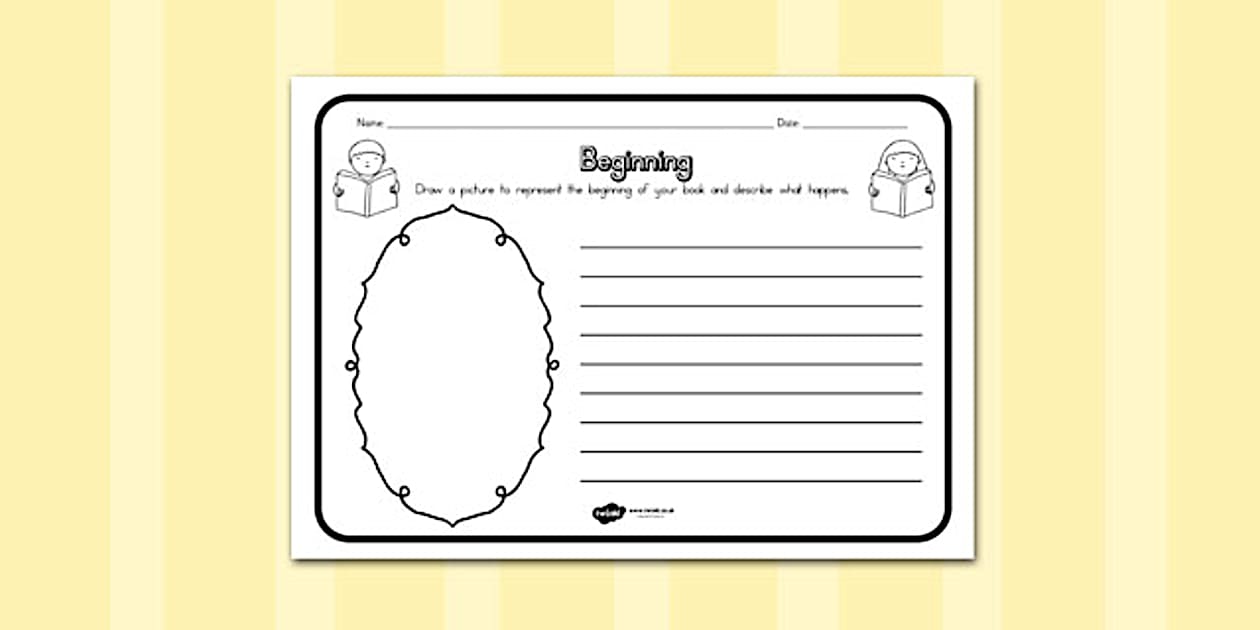 Editable Beginning Comprehension Worksheet - Twinkl