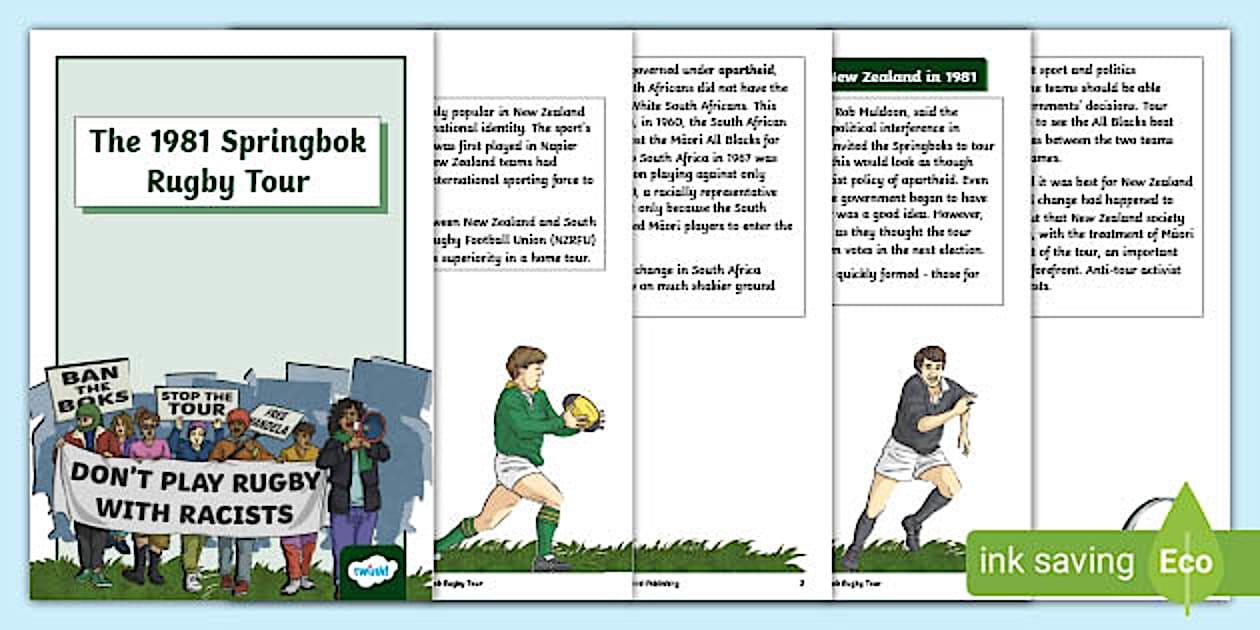 1981 Springbok Tour Non-Fiction Text