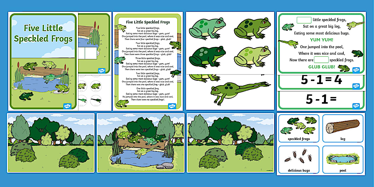 5 Little Speckled Frogs Resource Pack | Twinkl - Twinkl