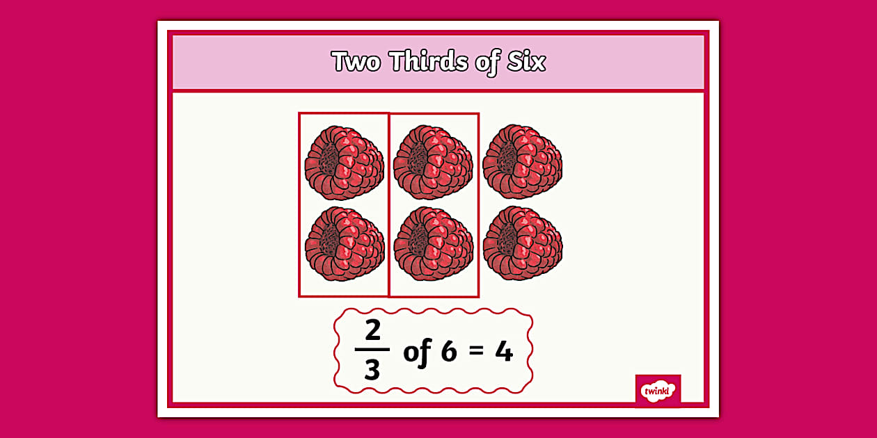 👉 Two Thirds of Six Display Poster (teacher made)