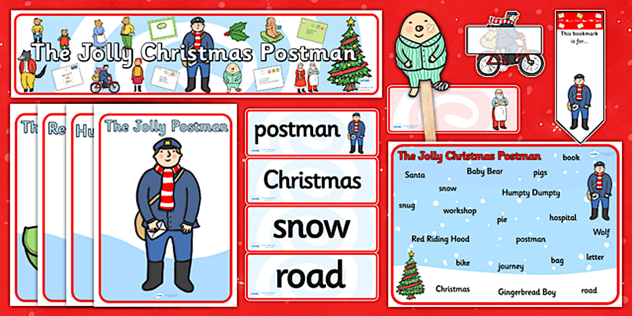 Story Sack to Support Teaching on The Jolly Christmas Postman