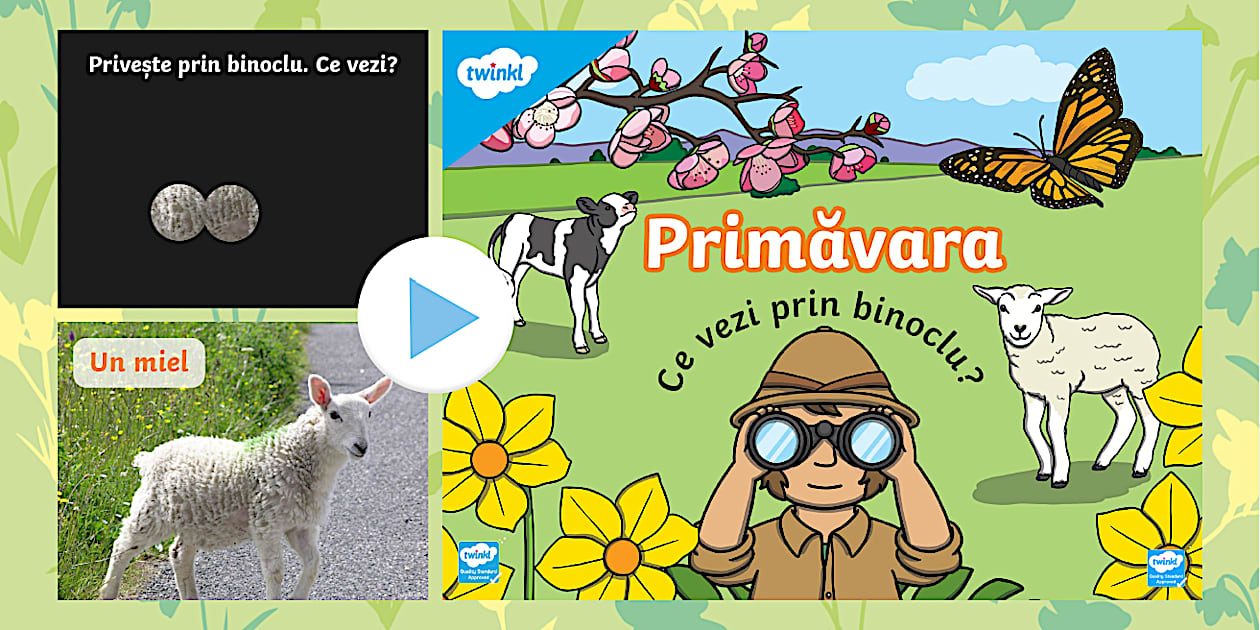 Să căutăm semnele primăverii - Prezentare PowerPoint