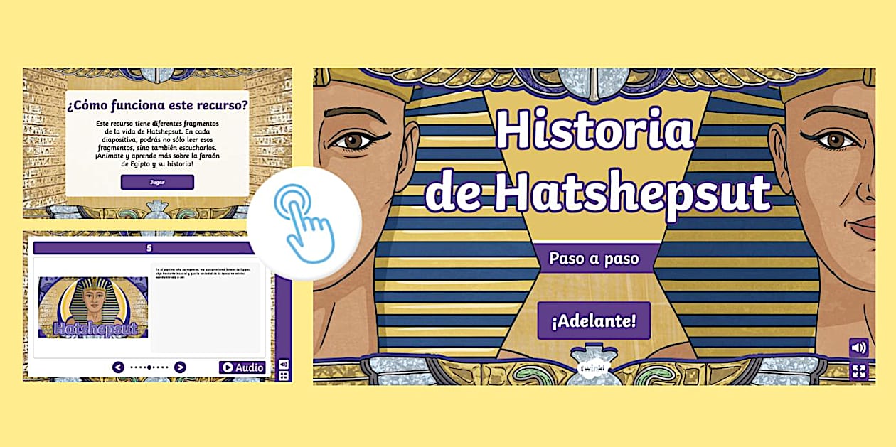 Paso a paso: Historia de Hatshepsut (profesor hizo) - Twinkl