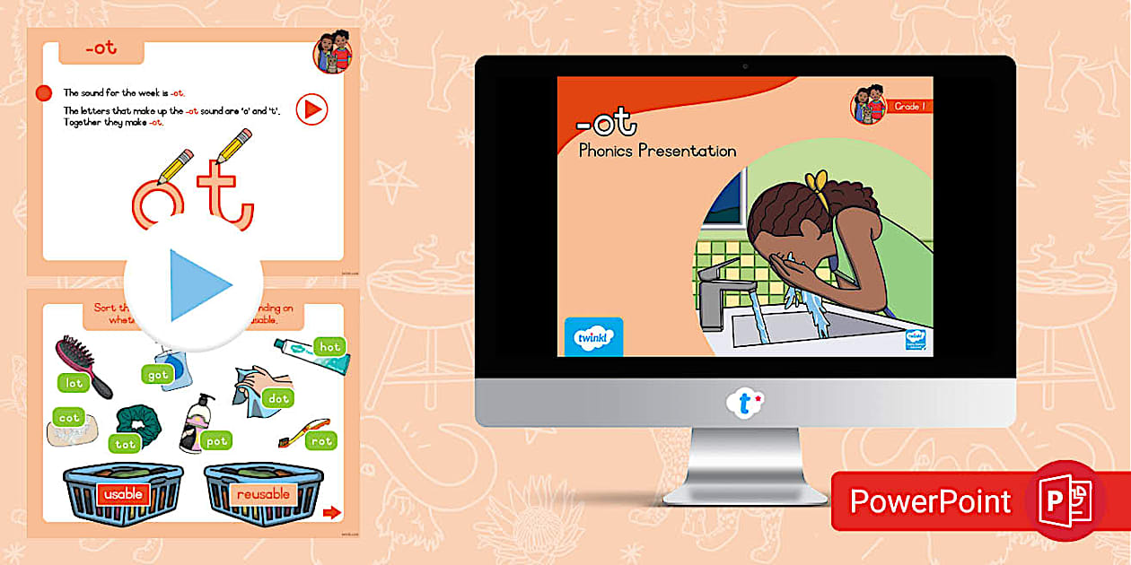 Grade 1 Phonics: -ot PowerPoint Presentation - Twinkl