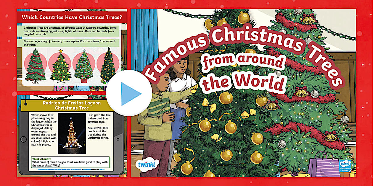 Rockefeller Christmas Tree and Others Around the World PPT