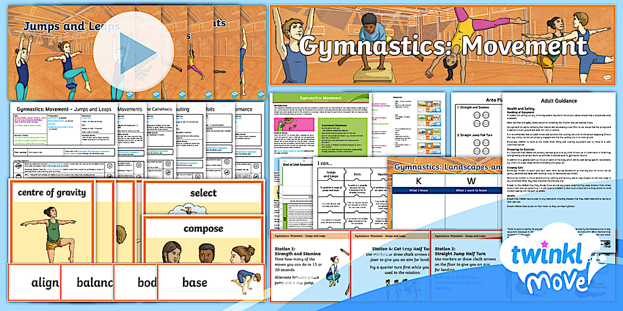 Gymnastics Lesson Plans and Resources | Age 8–9 | Unit Pack