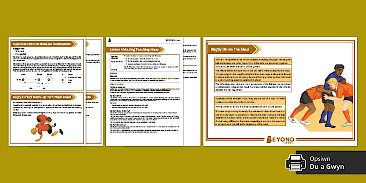 Rugby Lesson 4: Mauling (Teacher-Made) - Twinkl