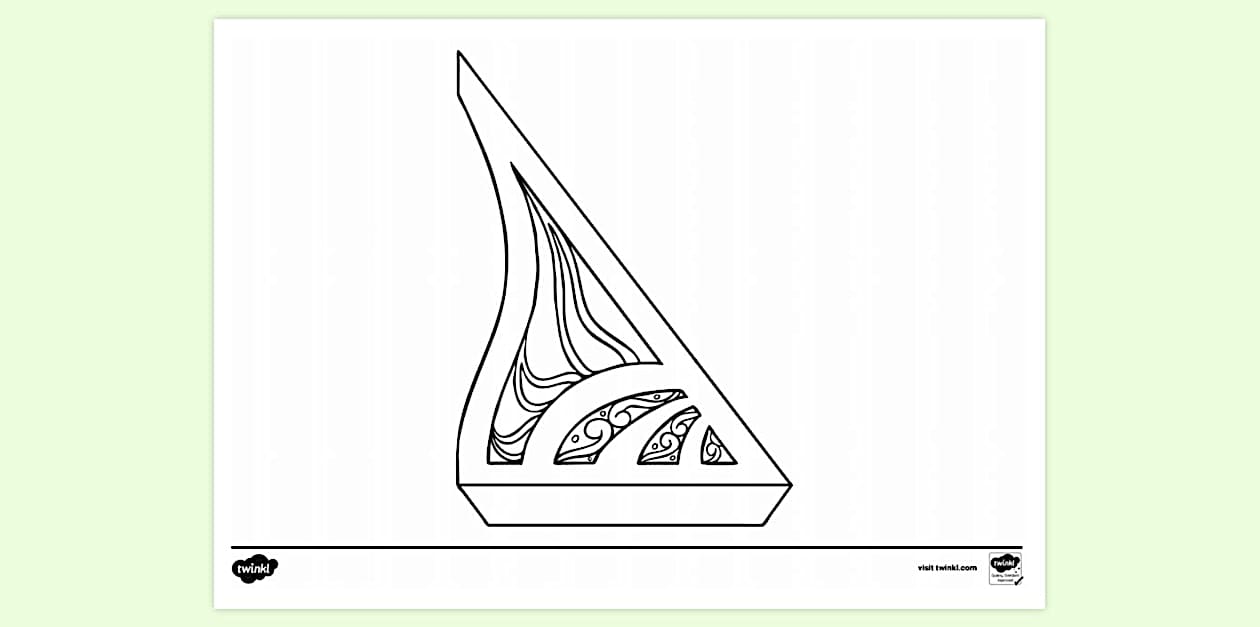 Sundial Gnomon Colouring Sheet | Colouring Sheets | Twinkl