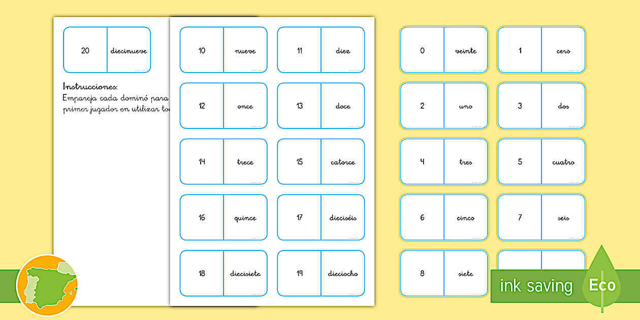 Dominós: Sumas hasta 20 (teacher made) - Twinkl