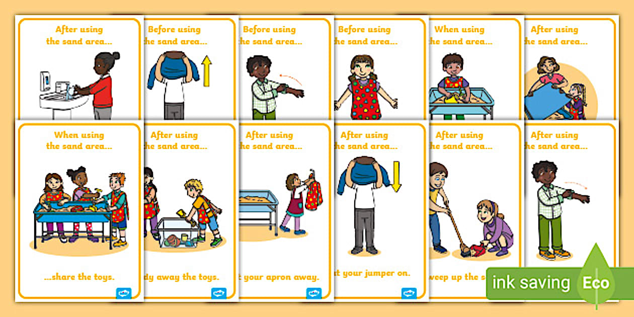 👉 Sand Area Rules Display Posters (teacher made) - Twinkl