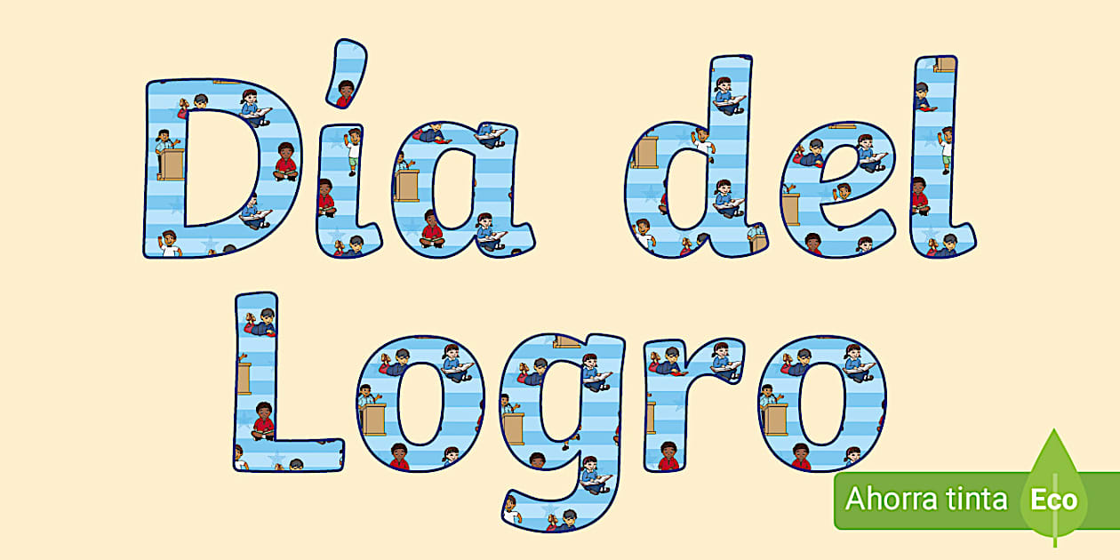 Letras: Día del Logro | Materiales educativos Twinkl Perú