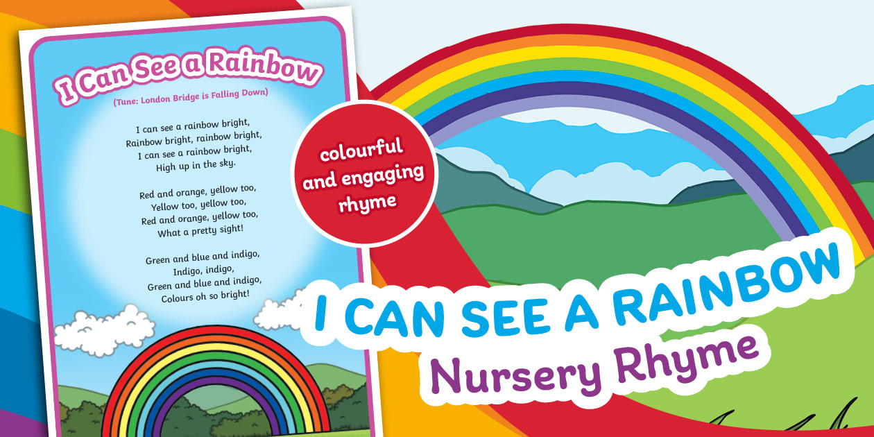 I Can See a Rainbow Nursery Rhyme