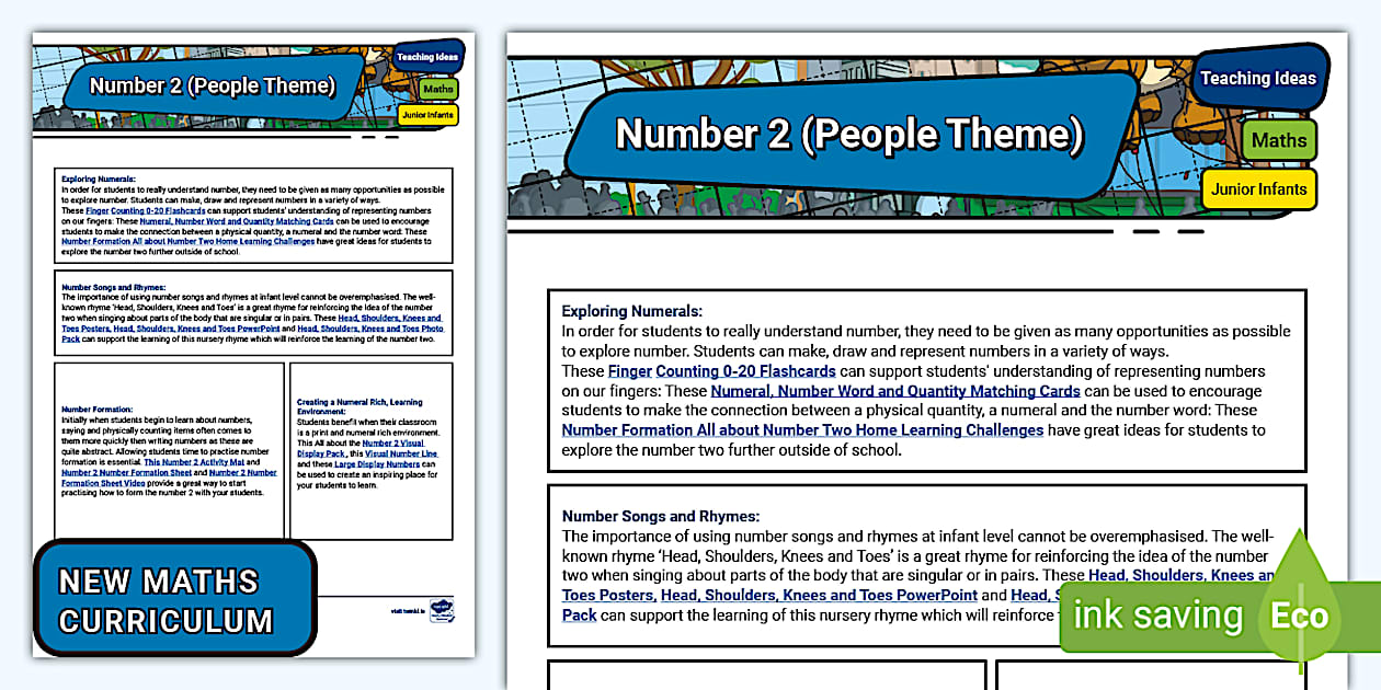 Number 2 (People) Teaching Ideas