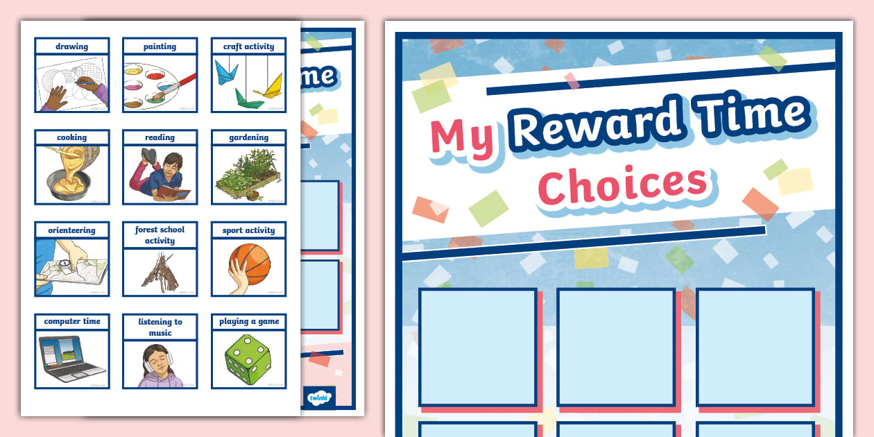 UKS2 My Reward Time Choices - Twinkl - KS2 (Teacher-Made)