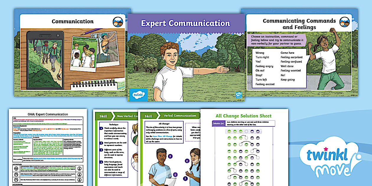Communication Skills KS2 - Year 6 OAA - Twinkl Move PE