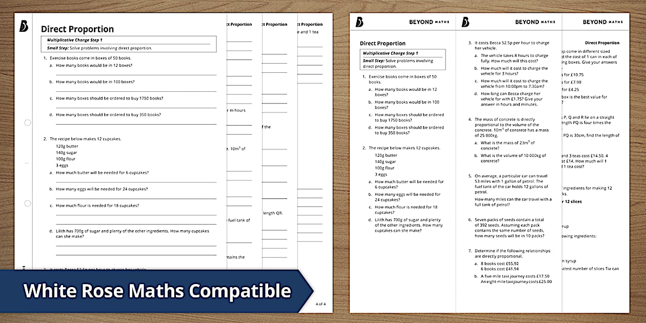 👉 Direct Proportion (teacher made) - Twinkl