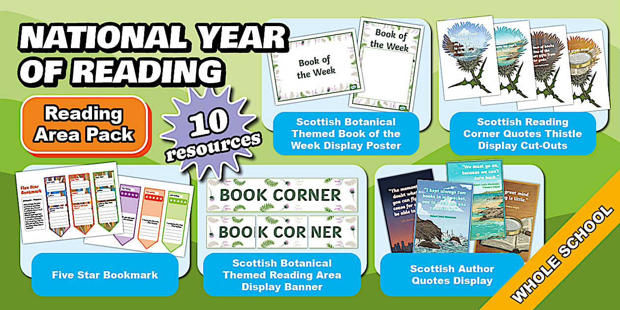 National Year of Reading: Reading Area Pack