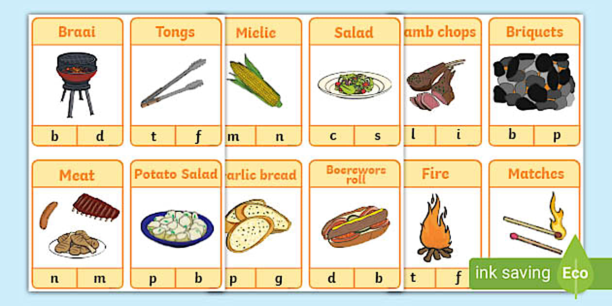 Grade 1 English - Phonics - Clip Card: Beginning Sounds