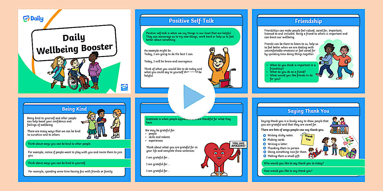 KS1 Wellbeing Booster PowerPoint (teacher made) - Twinkl