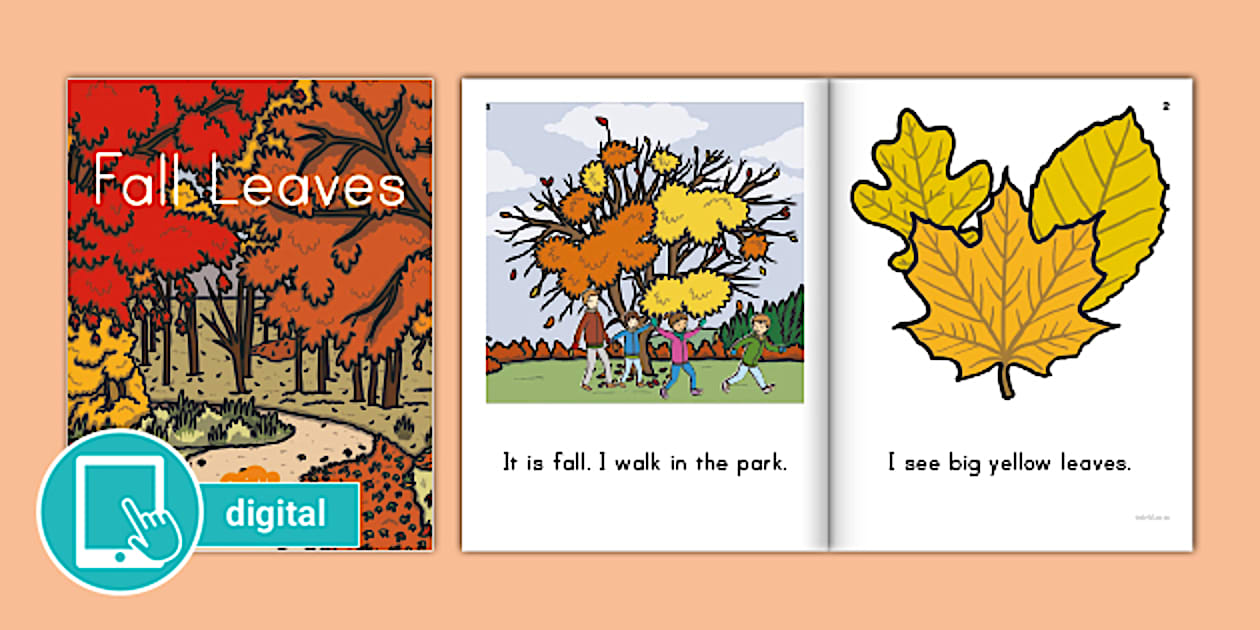 Fall Leaves Emergent Reader eBook - Twinkl