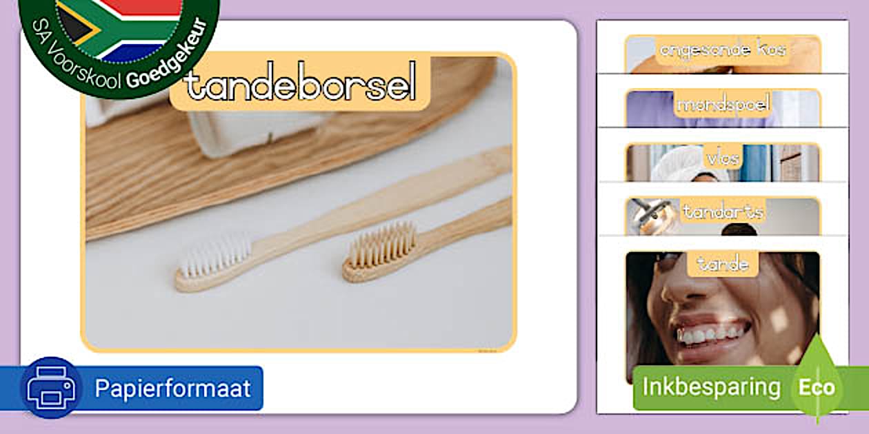 Tande en die Tandarts: Vertoonfoto's (Teacher-Made) - Twinkl