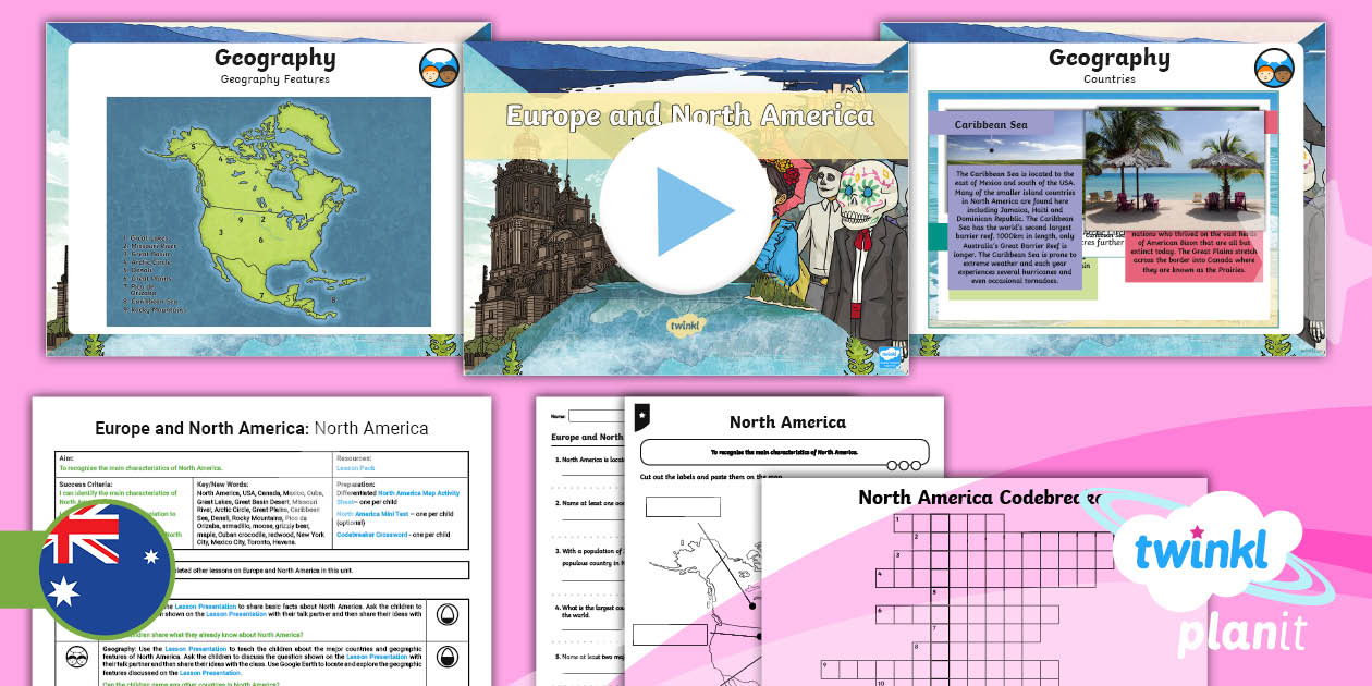 Year 5 HASS Geography Europe and North America Lesson 5