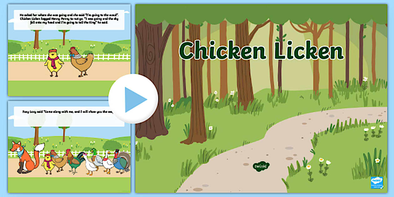 Chicken Licken PowerPoint (teacher made) - Twinkl