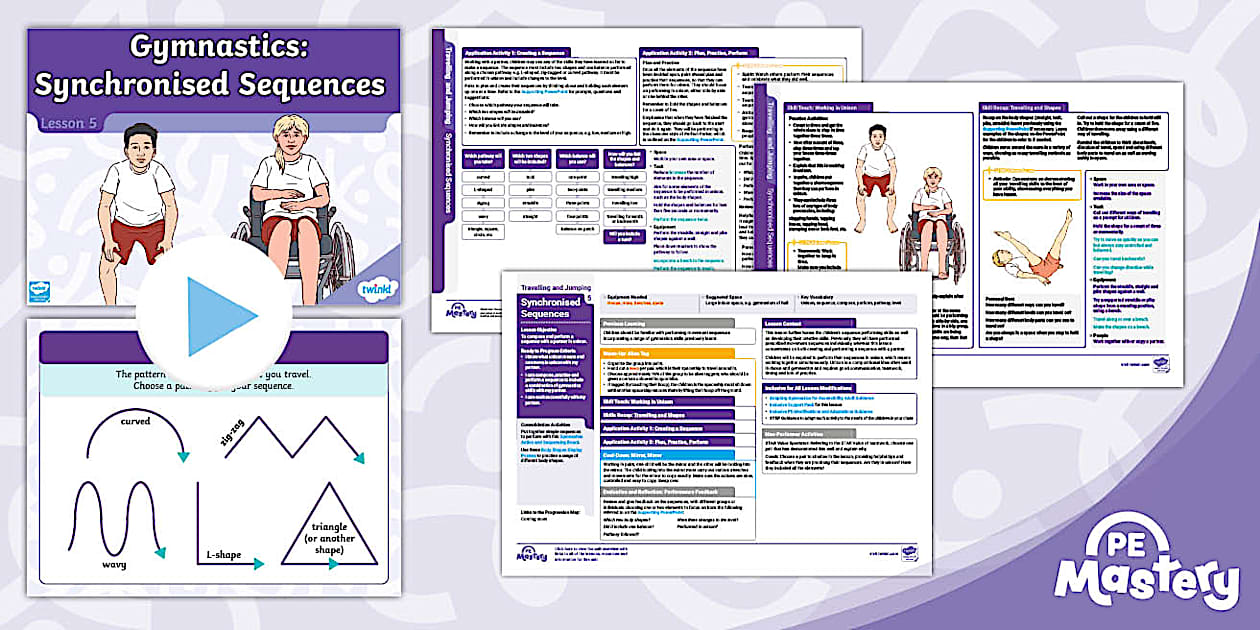PE Mastery: Y1 Gymnastics Travel & Jump Lesson 5