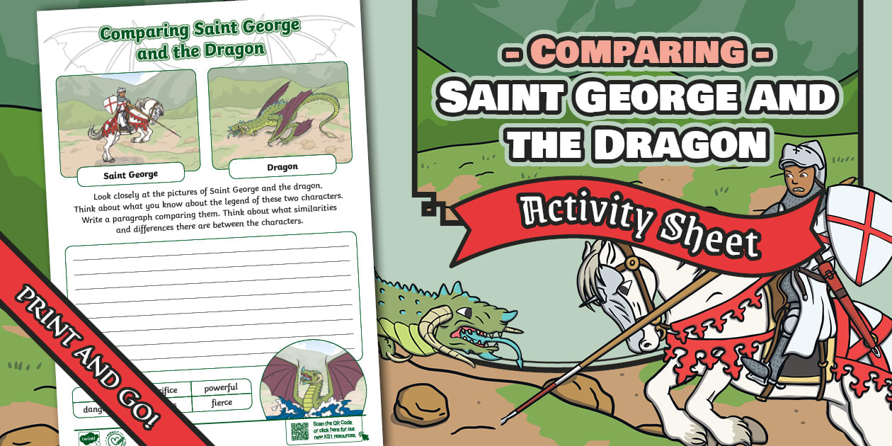Comparing Saint George and the Dragon Worksheet