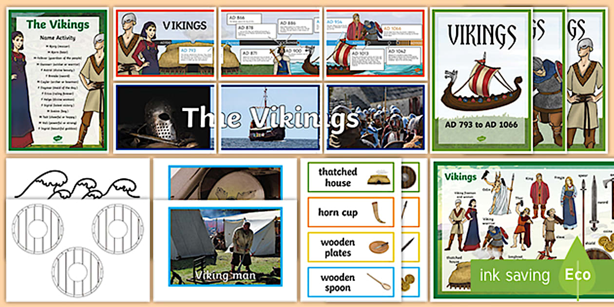 Viking Lesson Plans - Primary Resources (teacher made)