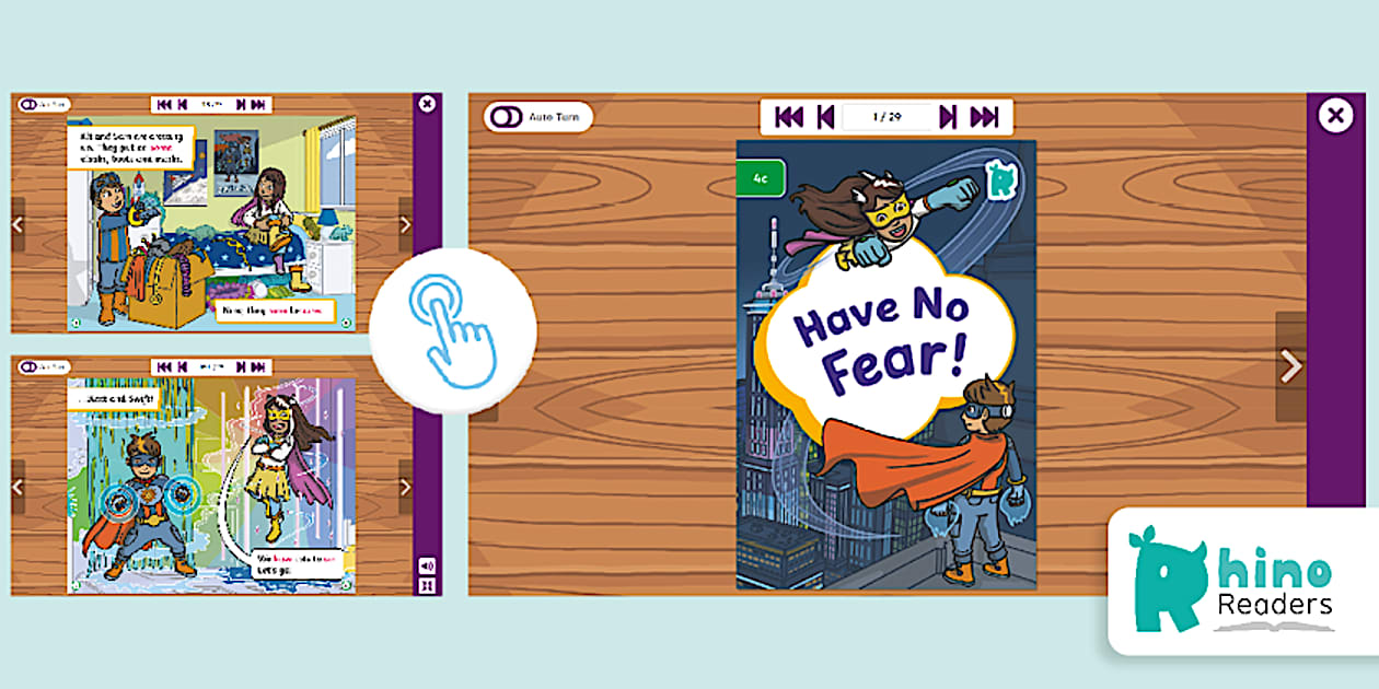 Level 4c Reading Scheme Book: Have No Fear! (teacher made)