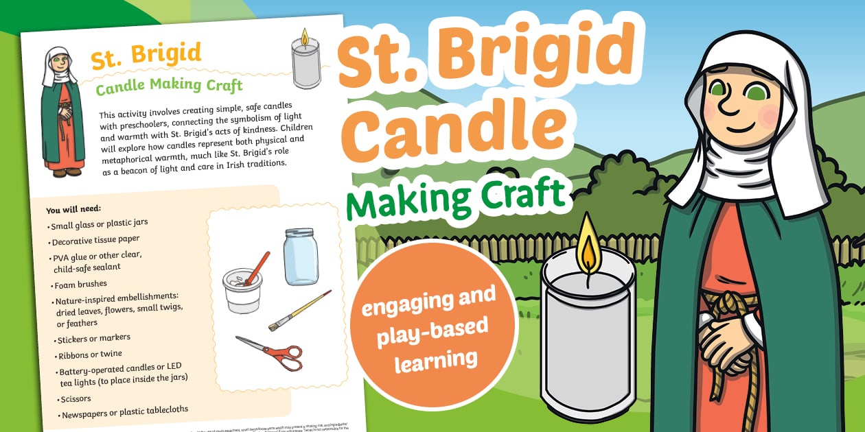 St. Brigid Candle Making Craft