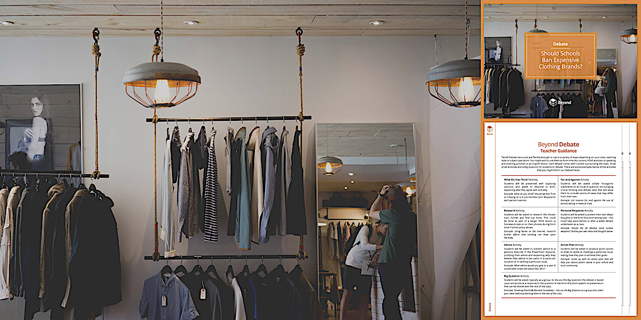 Should Schools Ban Expensive Branded Clothing? Debate Pack