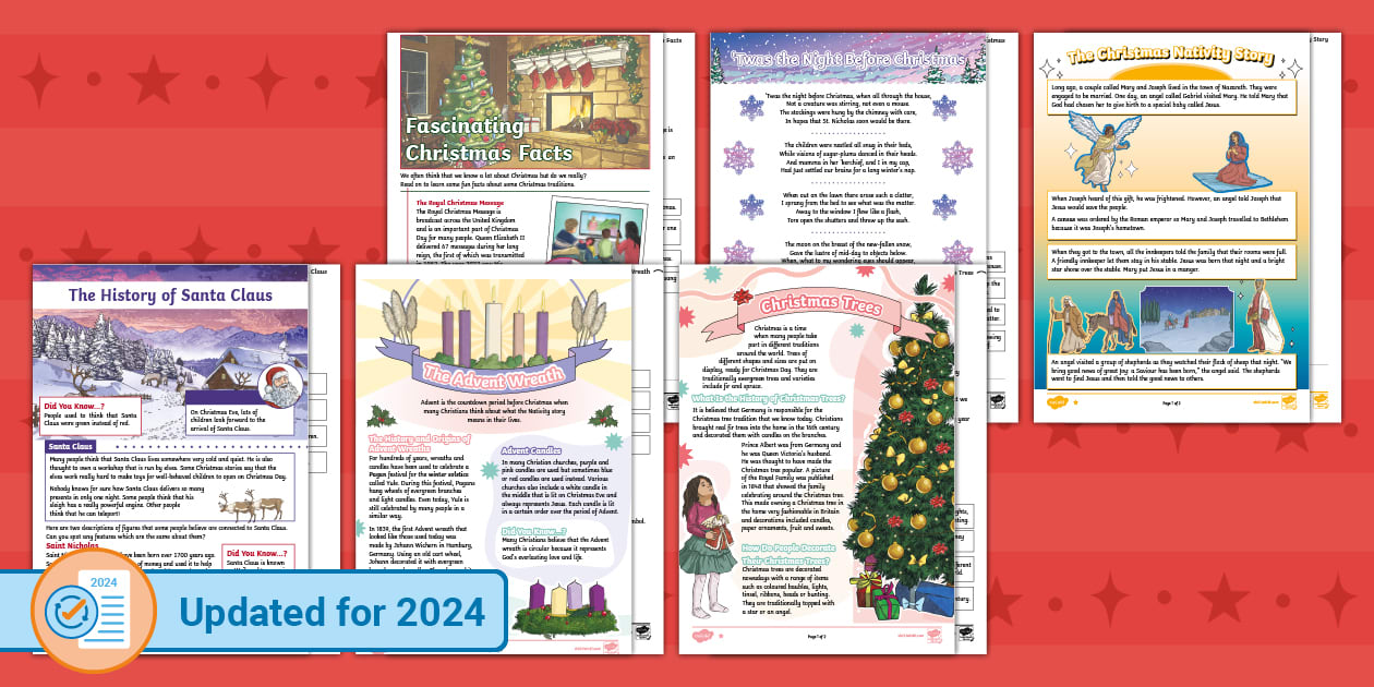 LKS2 The Christmas Comprehension Collection - Twinkl