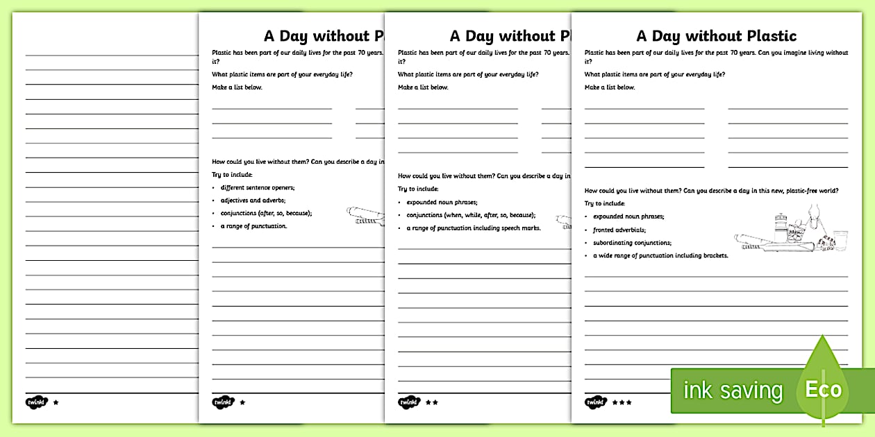 Twinkl Green Week: Plastic-Free Creative Writing - Twinkl