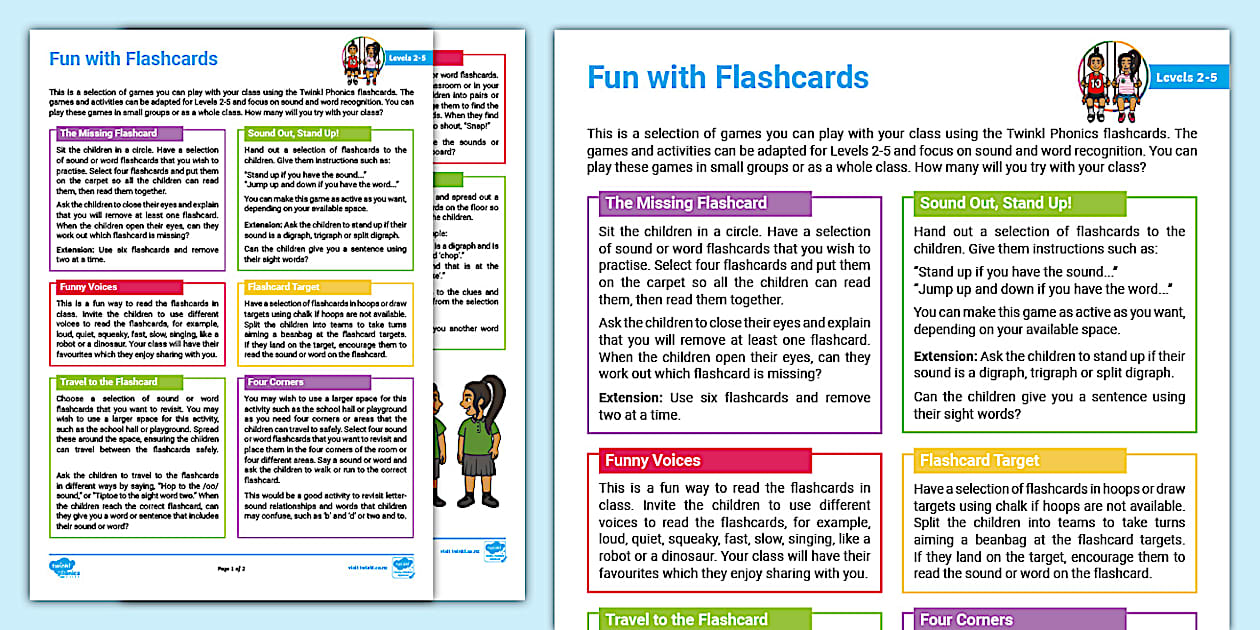 Twinkl Phonics Fun with Flashcards