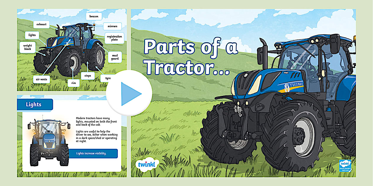 Parts of a Tractor PowerPoint