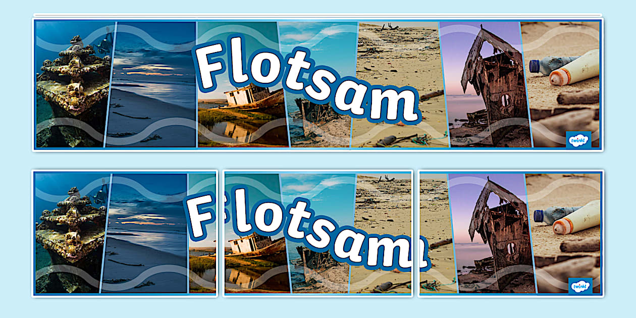 Flotsam Photo Display Banner (teacher made) - Twinkl