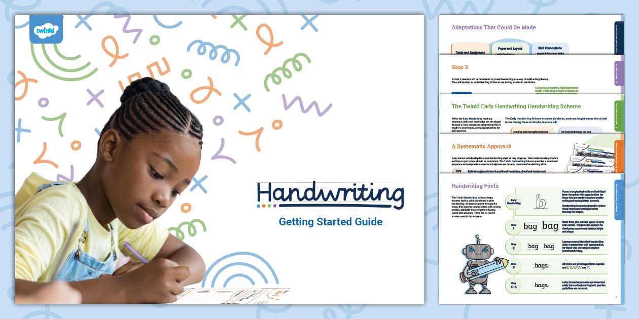 Twinkl Handwriting Scheme: Getting Started Guide